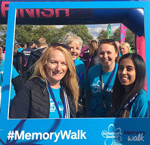 Care Staff Complete Memory Walk - Care & Nursing